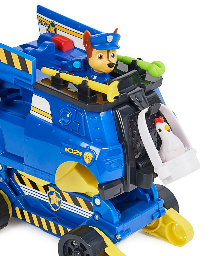 Paw Patrol Chase Rise and Rescue Changing Toy Car with Action Figures ...