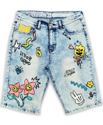 Men's Money Bear Cashin Out Jean Shorts - Macy's