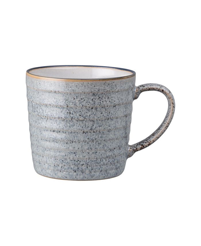 Denby Studio Craft Grey Ridged Mug - Macy's