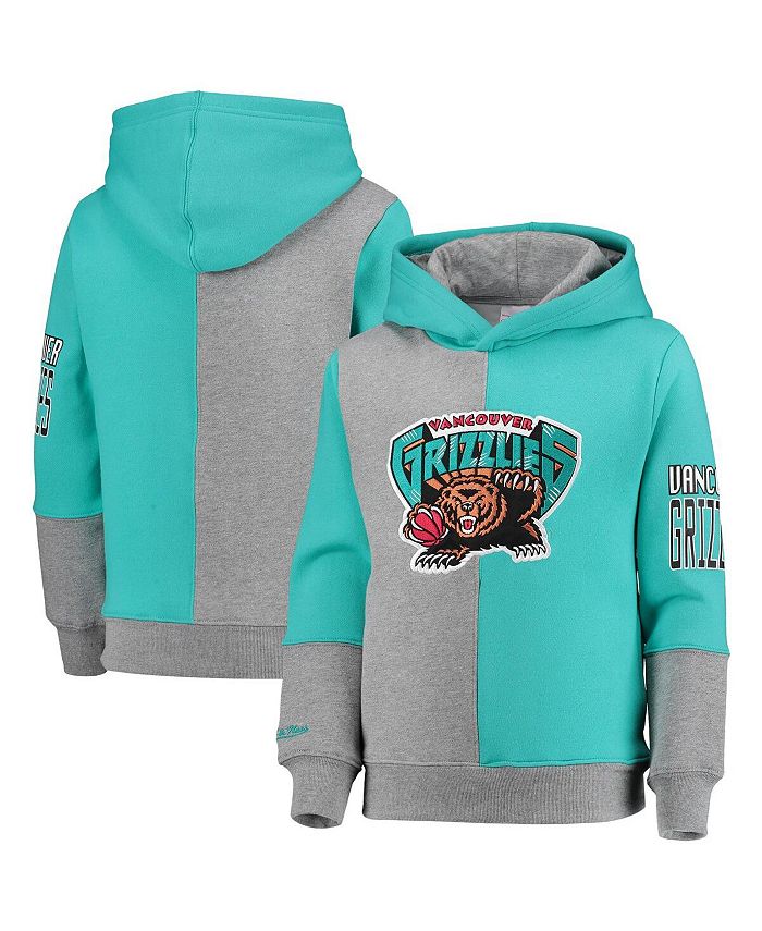 Mitchell & Ness Big Boys and Girls Turquoise, Heathered Gray Vancouver ...