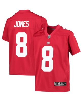 Big Boys Nike Daniel Jones Red New York Giants Inverted Team Game ...