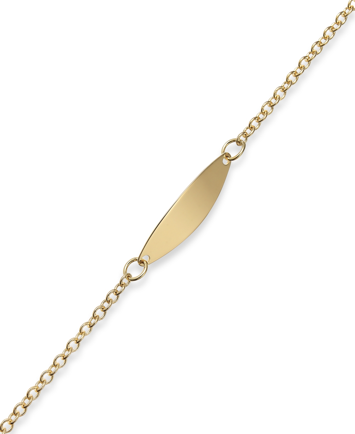 Click here for Childrens Identification Bracelet in 14k Gold prices