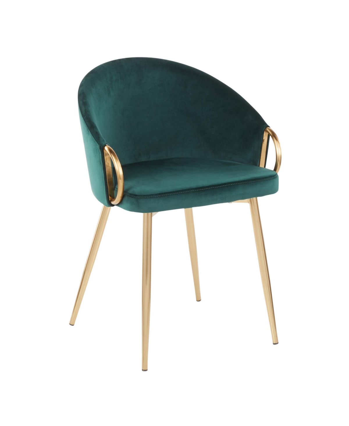 Click here for Lumisource Claire Contemporary Glam Chair - Gold-T... prices
