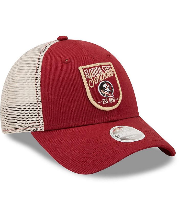 New Era Women's Garnet Florida State Seminoles Retro State Trucker ...