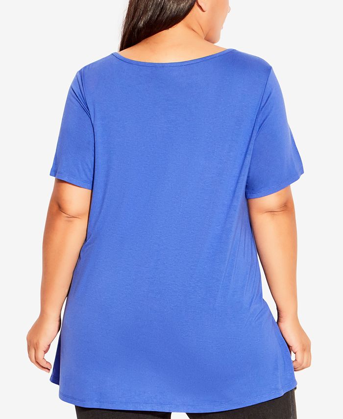 Avenue Plus Size Wildside Top & Reviews - Tops - Plus Sizes - Macy's