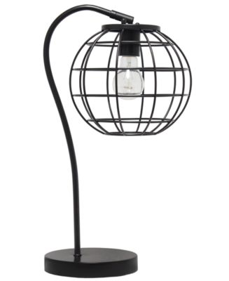 Lalia Home Arched Metal Cage Table Lamp - Macy's