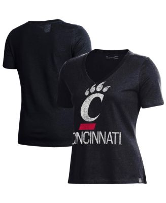 Women's Under Armour Black Cincinnati Bearcats Logo Performance V-Neck ...