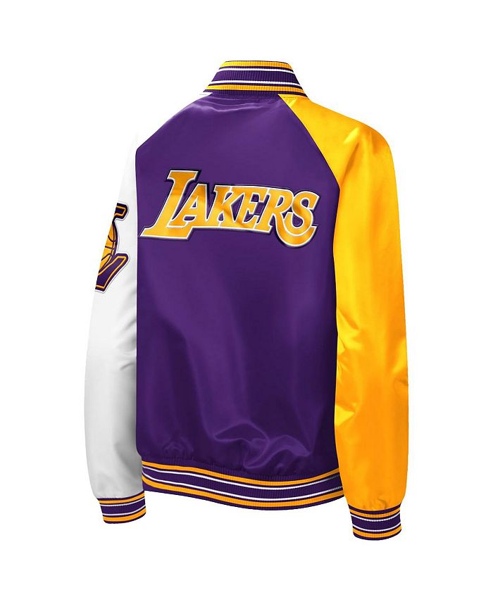 Starter Women's Purple Los Angeles Lakers The Prospect Raglan Full-Snap ...