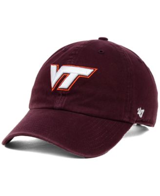 '47 Brand Virginia Tech Hokies NCAA Clean-Up Cap - Macy's
