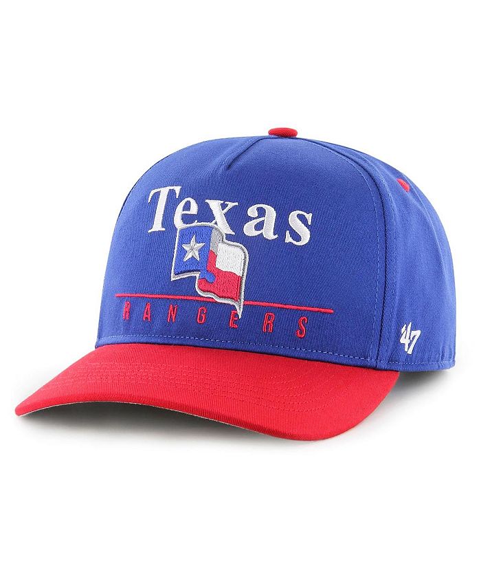 '47 Brand Men's Royal, Red Texas Rangers Retro Super Hitch Snapback Hat ...
