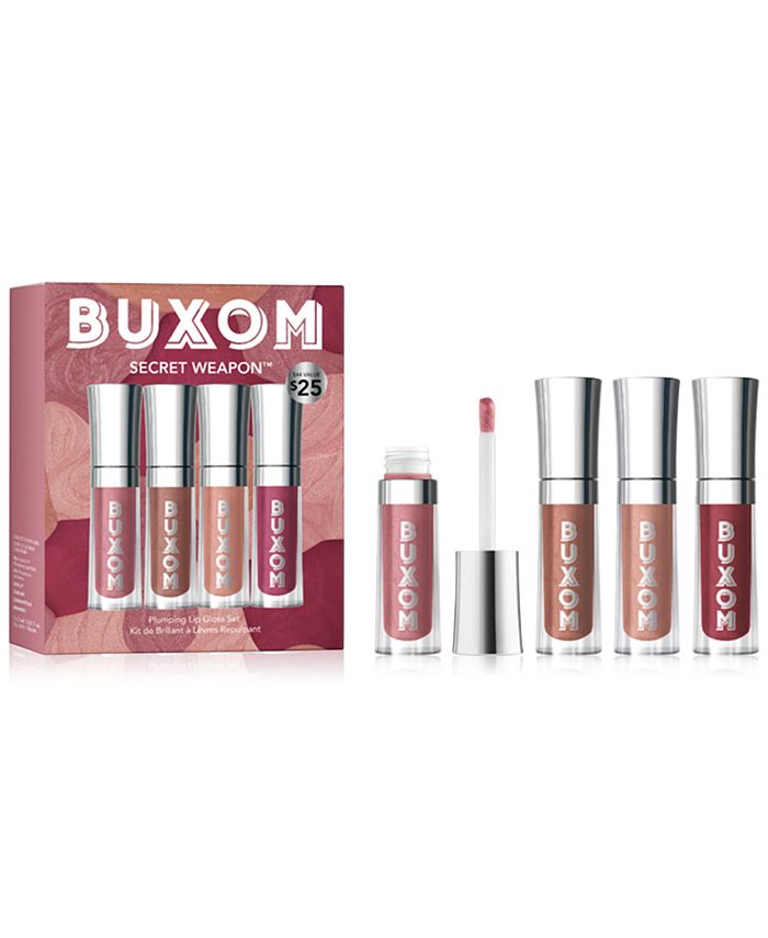 Buxom Cosmetics 4-Pc. Secret Weapon Plumping Lip Gloss Set - Macy's