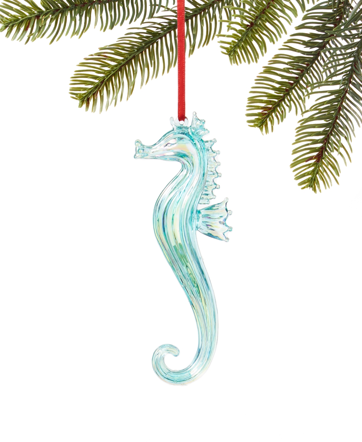 Click here for Holiday Lane Seaside Blue Seahorse Ornament  Exclu... prices
