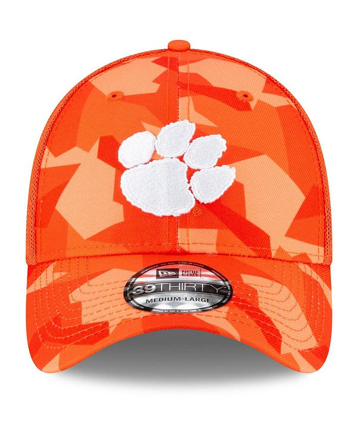 New Era Men's Orange Clemson Tigers Mutated Camo 39THIRTY Flex Hat - Macy's