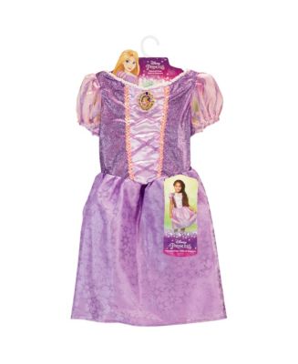 Jakks Disney Princess Rapunzel Sparkly Dress Costume-Pretend play - Macy's