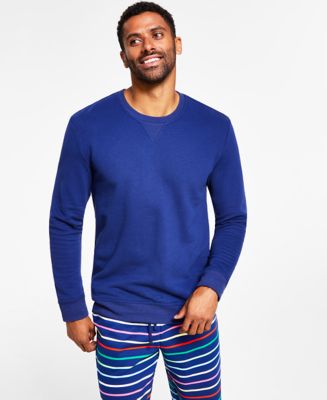 Charter Club Men's Solid Matching Crewneck Top, Created for Macy's - Macy's