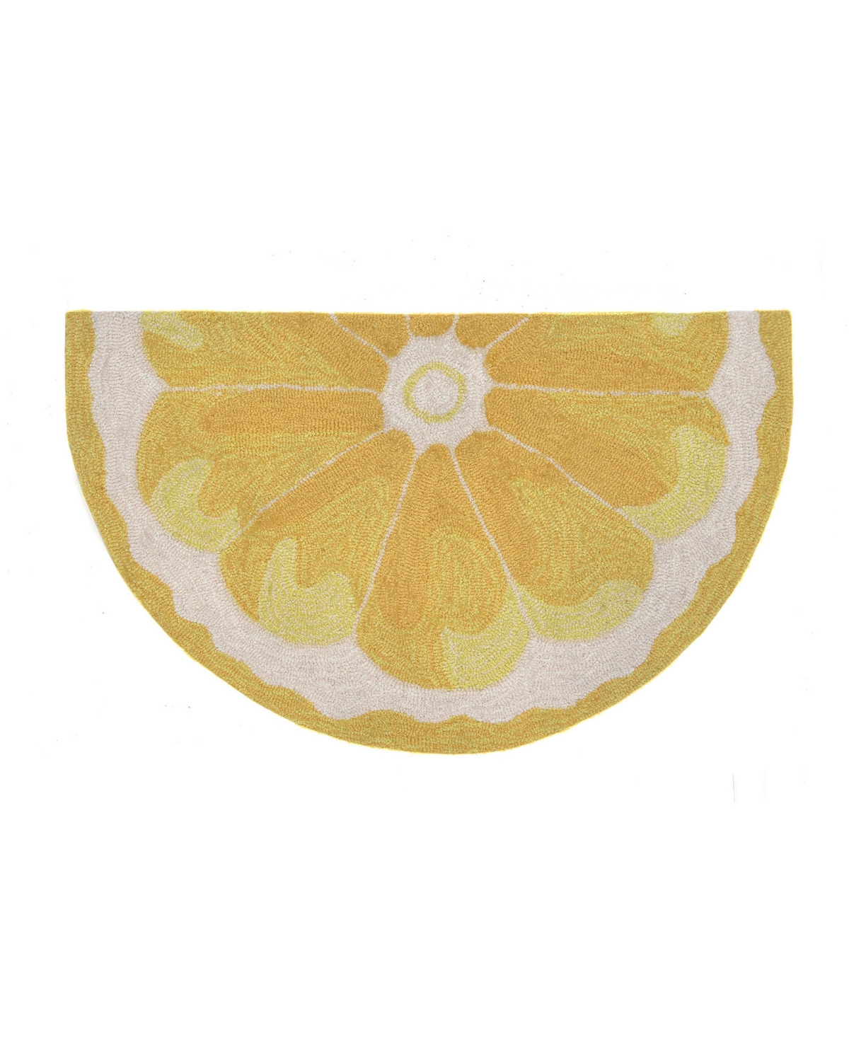 Click here for Liora Manne Frontporch Lemon Slice 2 x 3 Half Circ... prices