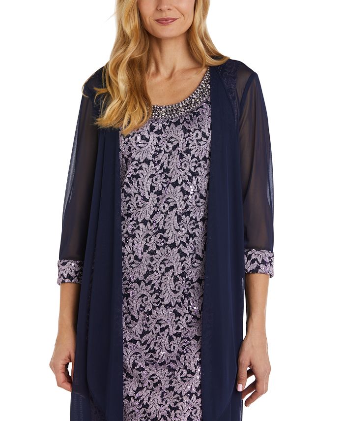 R & M Richards Lace Dress & Jacket & Reviews - Dresses - Women - Macy's