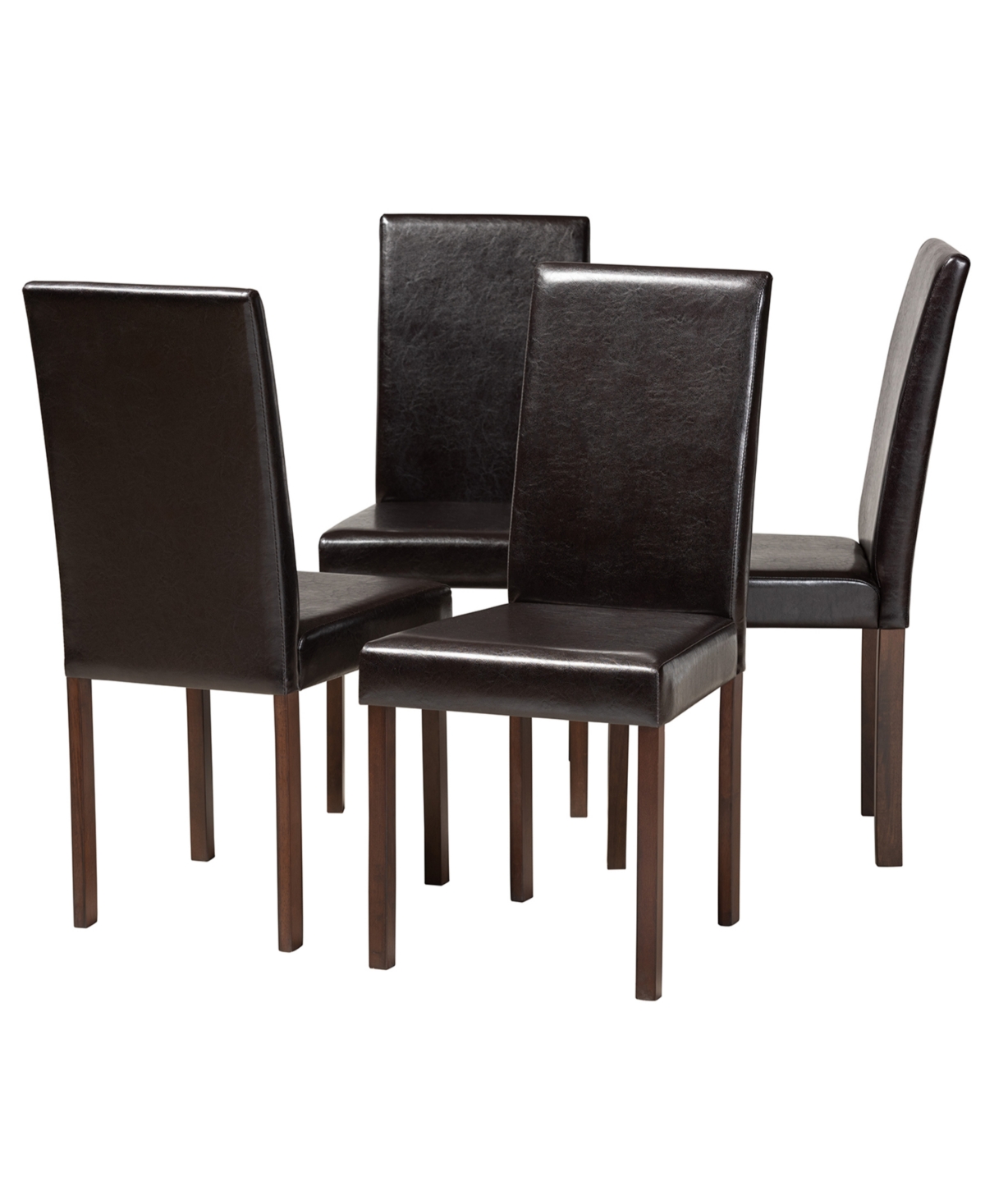 Baxton Studio Andrew Dining Chair - Set of 4