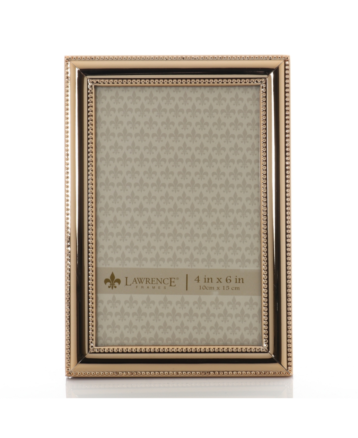 Click here for Classic Double Beaded Picture Frame  4 x 6 - Gold-... prices