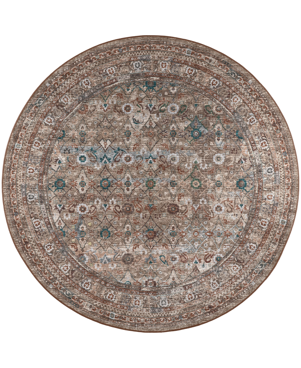 Click here for Dalyn Jericho JC7 6 x 6 Round Area Rug - Coffee prices