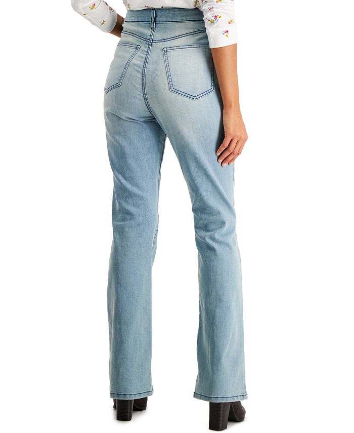 Style & Co Petite High Rise Bootcut Jeans, Created for Macy's & Reviews ...