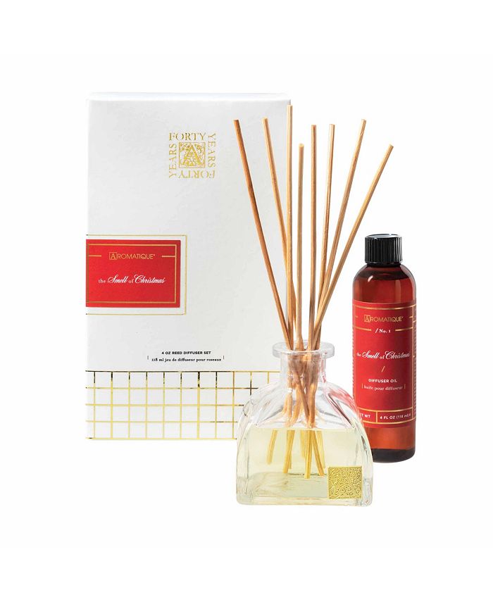 Aromatique 40th Anniversary the Smell of Christmas Reed Diffuser Set ...