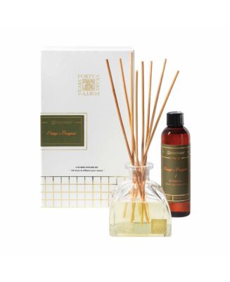 40th Anniversary Orange and Evergreen Reed Diffuser Set, 10 Piece - Macy's