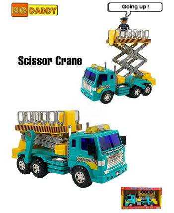 Big Daddy Mag-Genius Medium Duty Friction Powered Lift Bucket Truck Toy ...
