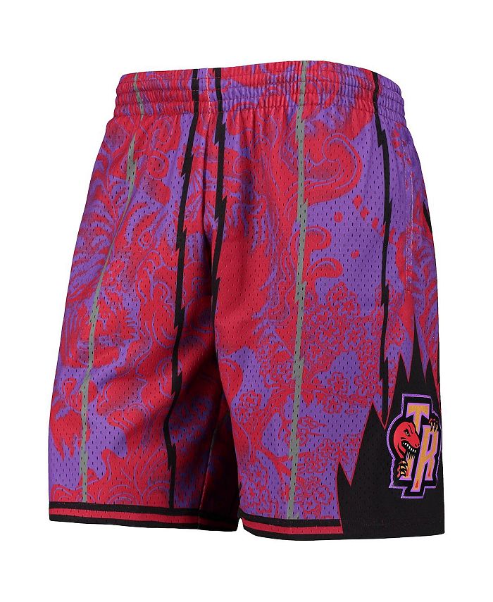 Mitchell And Ness Mens Purple Toronto Raptors Hardwood Classics Lunar