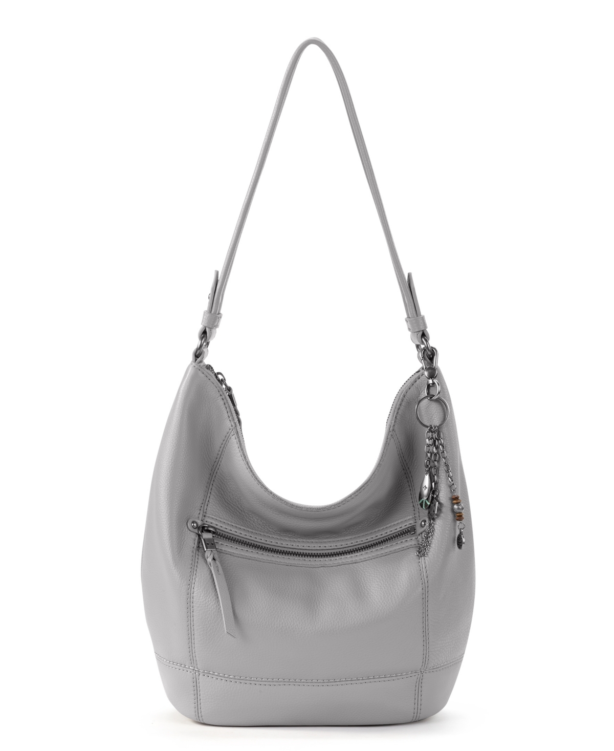 The Sak Women's Sequoia Leather Hobo In Light Smoke | ModeSens