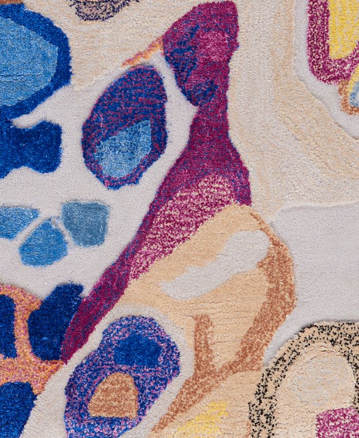 Nourison Home Prismatic PRS20 5'6" x 7'5" Area Rug - Macy's