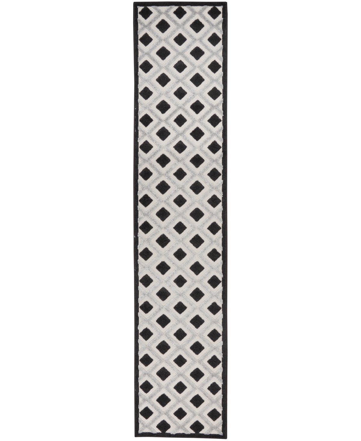 Click here for Nourison Home Aloha ALH26 23 x 12 Runner Rug - Bla... prices