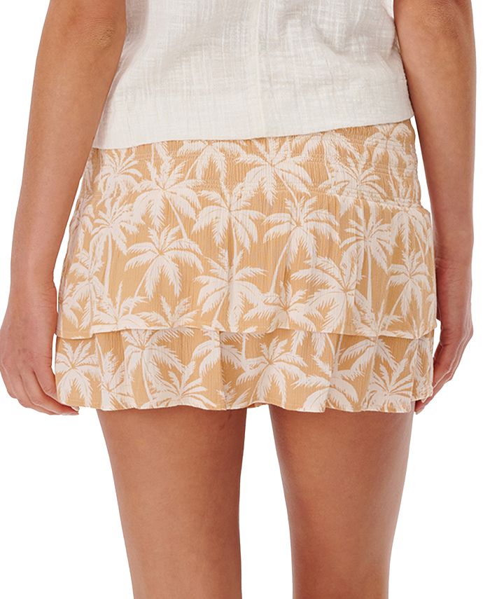 Rip Curl Juniors' Surf Palms Printed Skirt - Macy's