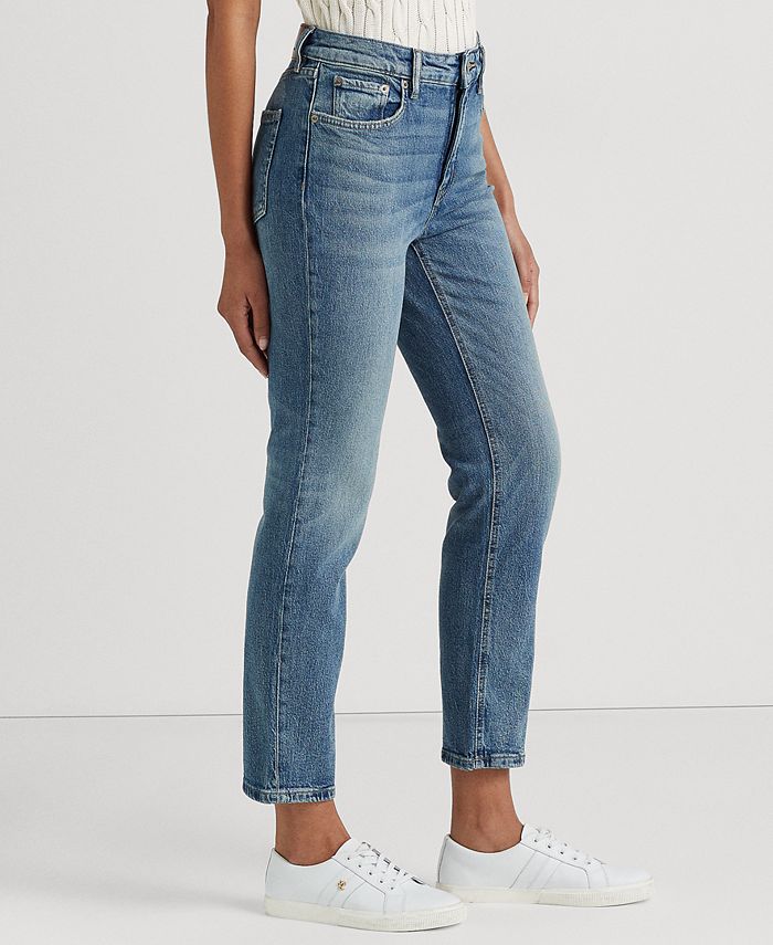 Lauren Ralph Lauren High-Rise Straight Ankle Jeans & Reviews - Jeans ... Lauren Ralph Lauren High-Rise Straight Ankle Jeans & Reviews - Jeans ...