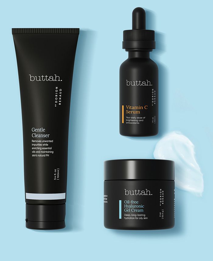 Buttah Skin 3-Pc. Skin-Transforming Set with Oil-free Hyaluronic Gel ...