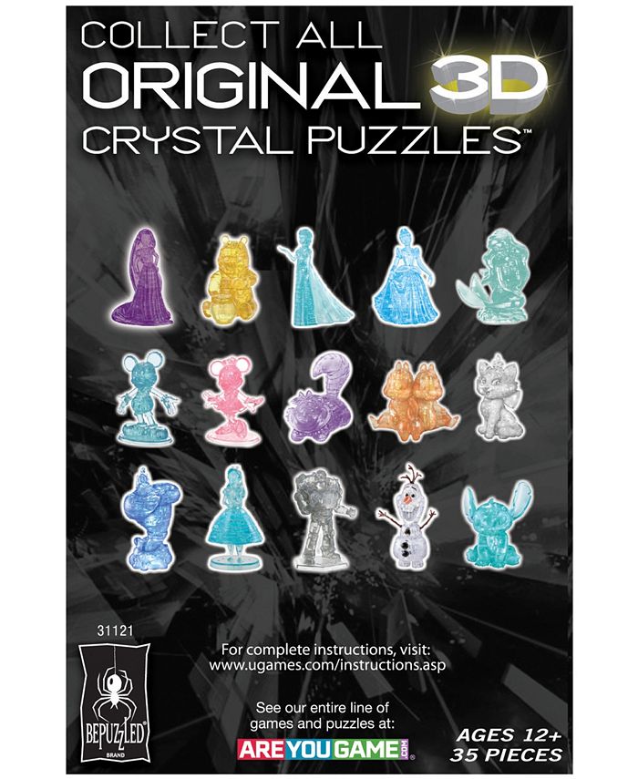 BePuzzled 3D Disney Jasmine Crystal Puzzle Set, 33 Piece - Macy's