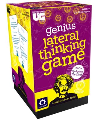 University Games Einstein Genius Lateral Thinking Game Set, 215 Piece ...
