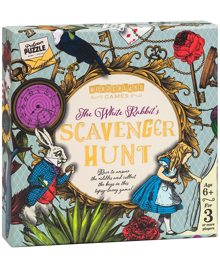 Professor Puzzle Wonderland Games the White Rabbit's Scavenger Hunt ...
