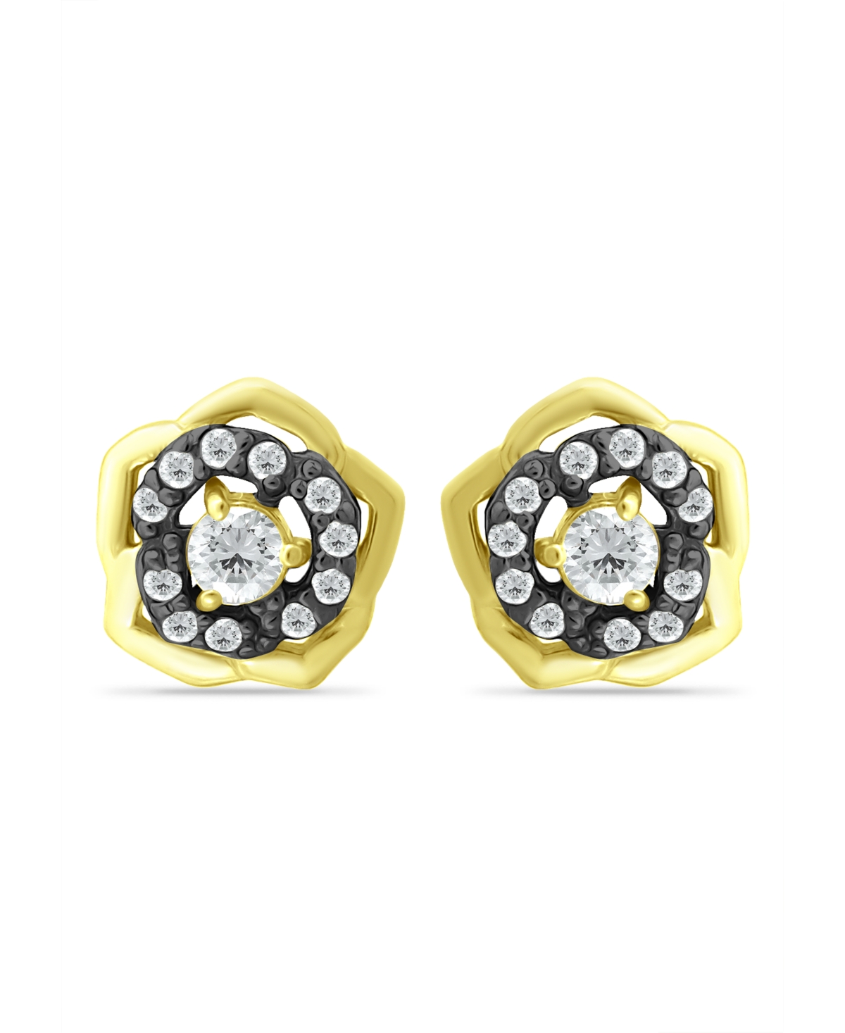 Click here for Giani Bernini Cubic Zirconia with Black Rhodium Fl... prices