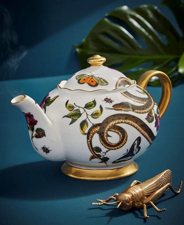Spode Creatures of Curiosity Snake Teapot - Macy's