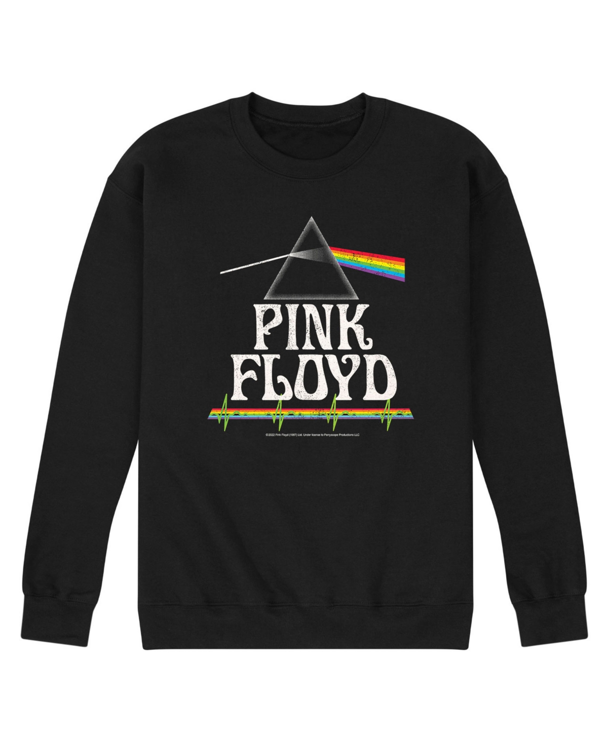 Click here for Mens Pink Floyd Dark Side Moon Fleece T-shirt - Bl... prices