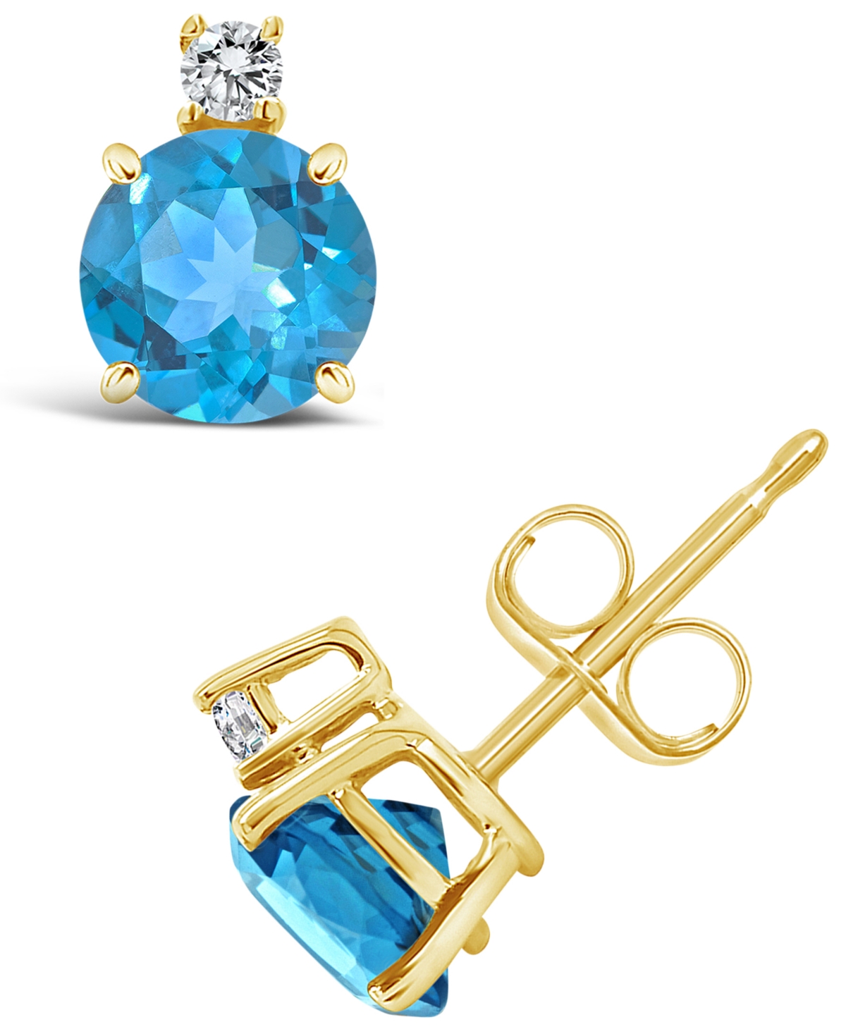 Click here for Blue Topaz (1-1/5 ct. t.w.) and Diamond Accent Stu... prices