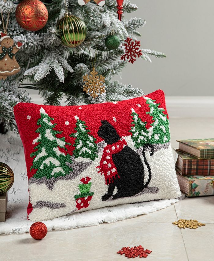 Christmas Cat Pillow