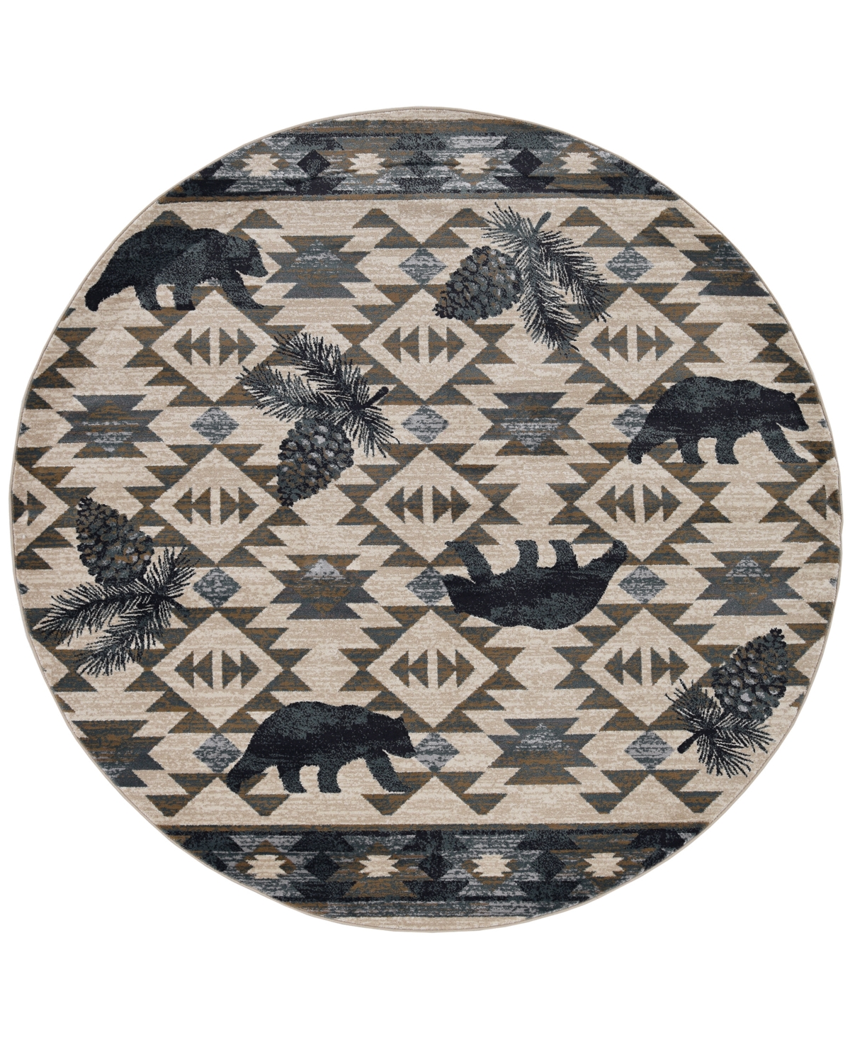 Click here for Kas Chester 5634 710 x 710 Round Area Rug - Ivory... prices