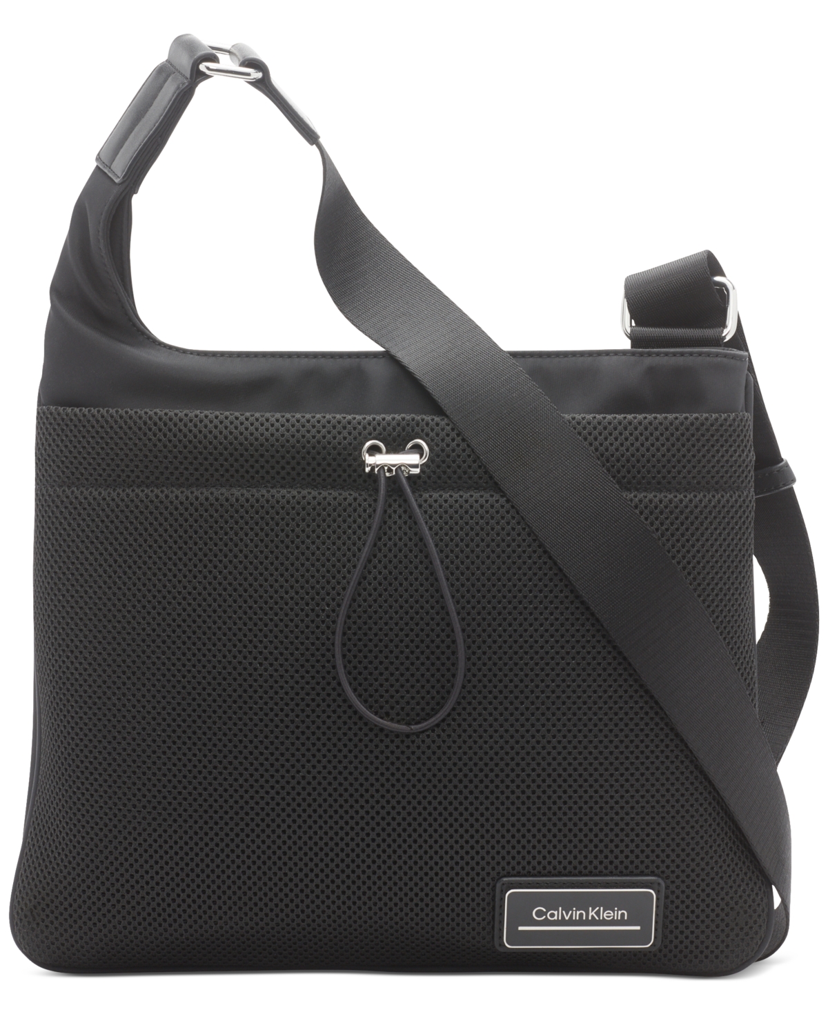 Click here for Jessie Mesh Pocket Nylon Crossbody - Black prices