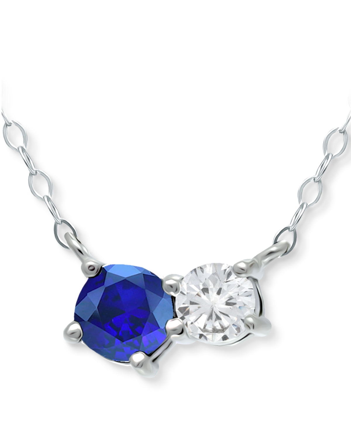 Click here for Giani Bernini Lab-Grown Blue Sapphire & Cubic Zirc... prices