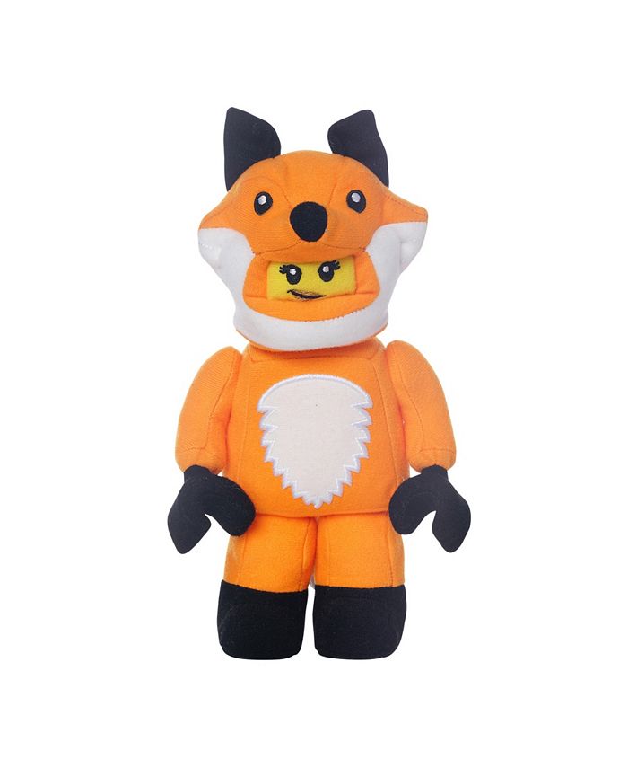 Manhattan Toy Company LEGO Minifigure Fox Costume Girl 9" Plush ...