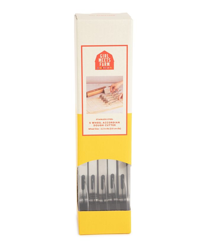 Girl Meets Farm by Molly Yeh 5-Wheel Accordion Dough Cutter - Macy's