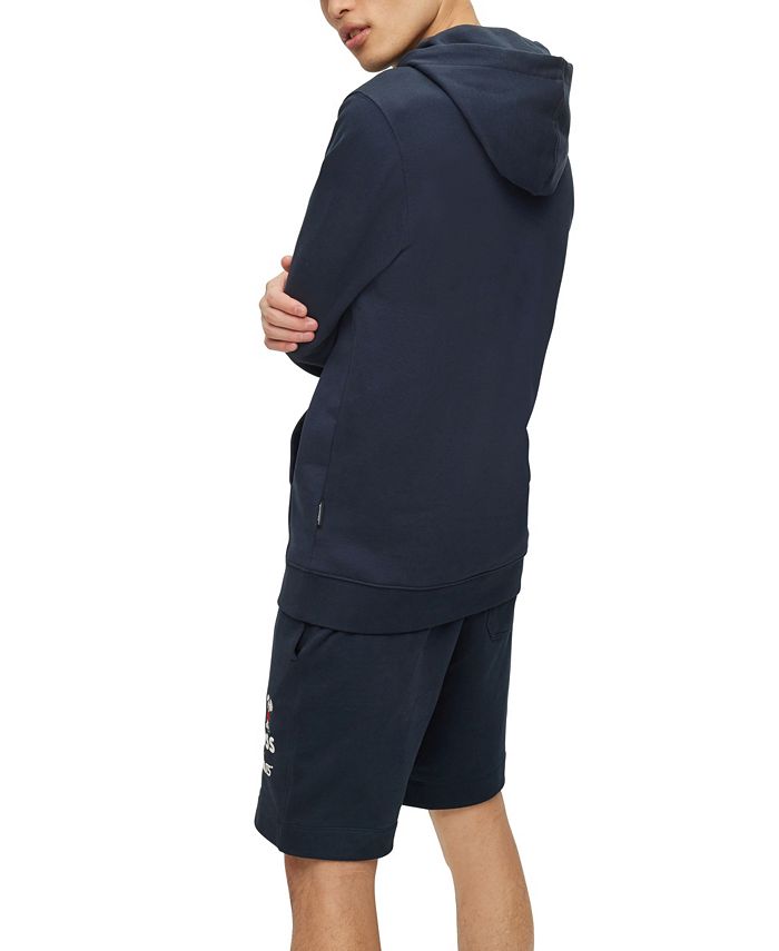 BOSS x Peanuts Men's Oversized French Terry Fit Hoodie - Macy's