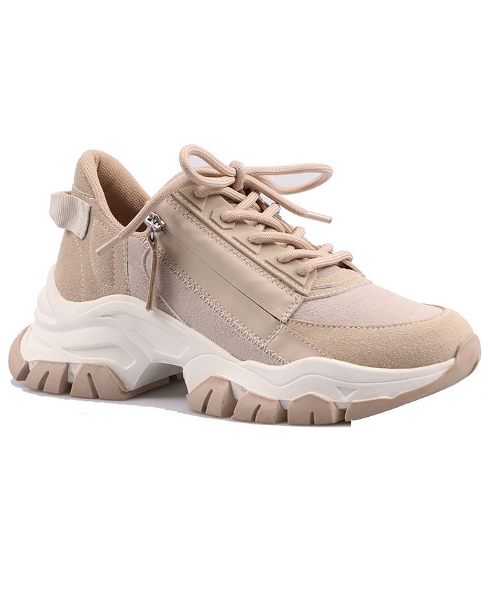Kenneth Cole New York Women's Nikos Chunky Lace-Up Sneakers & Reviews ...